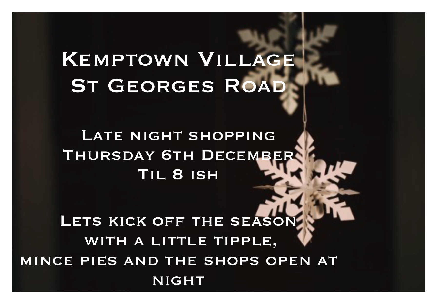Late night shopping in Kemptown – The Vintage Workshop uk